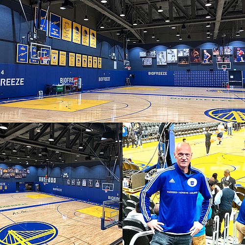 6 Time NBA Champion Golden State Warriors invite S.A.B. to their new ...